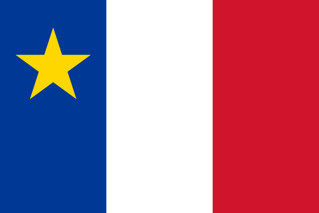 Acadian Flag Tattoos